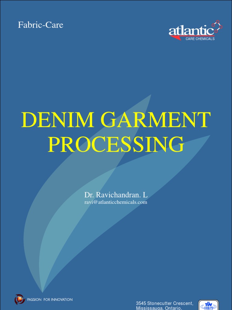 Denim Garments Processing 1 | PDF | Dyeing | Dye