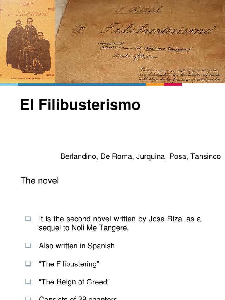 El Filibusterismo | PDF | Philippines