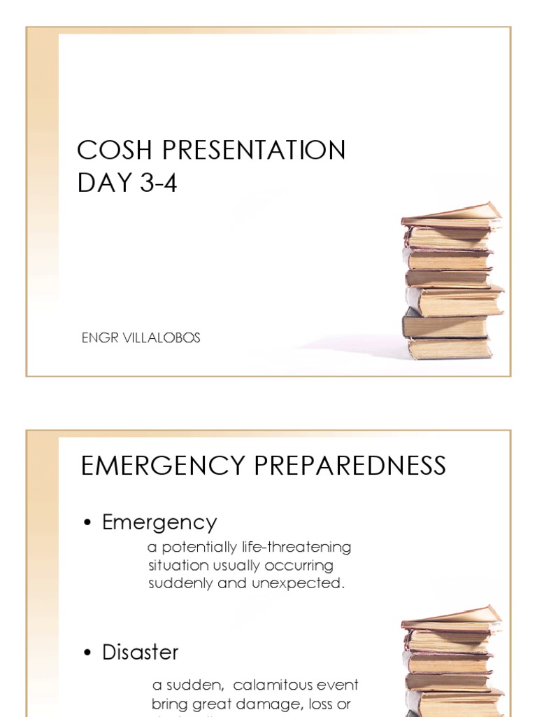 COSH | PDF | Emergency Management | Ventilation (Architecture)