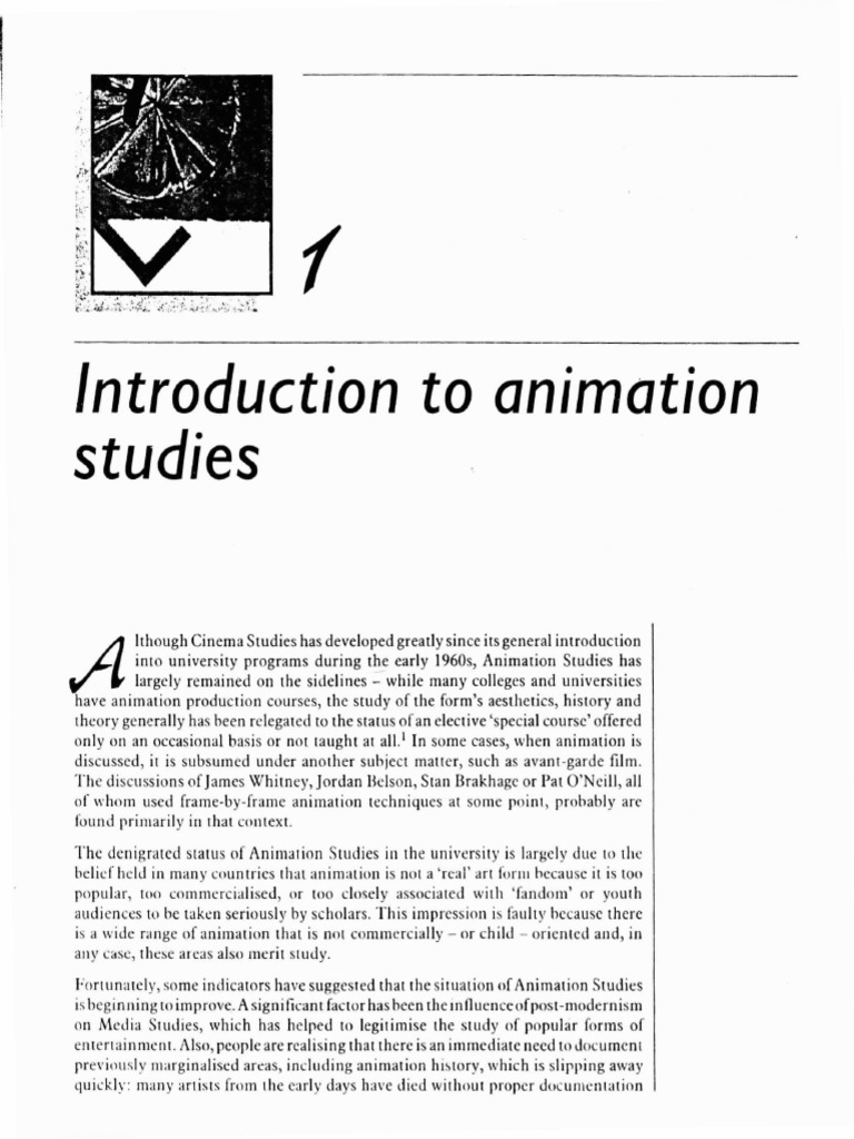 Introduction To Animation Studies - Furniss | PDF | Animation | Theory