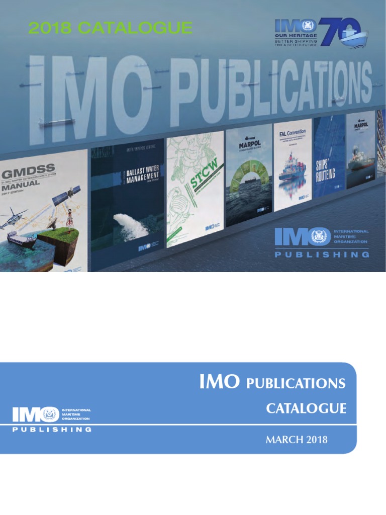 IMO Publications Catalogue March 2018 | PDF | Dangerous Goods | Cargo