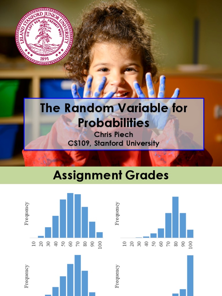The Random Variable For Probabilities: Chris Piech CS109, Stanford University | PDF ...