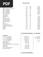 Rocell Bathware Price List Jan 2024 | PDF | Public Health | Home