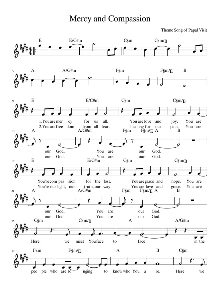 Mercy and Compassion | Download Free PDF | Theology | Conceptions Of God