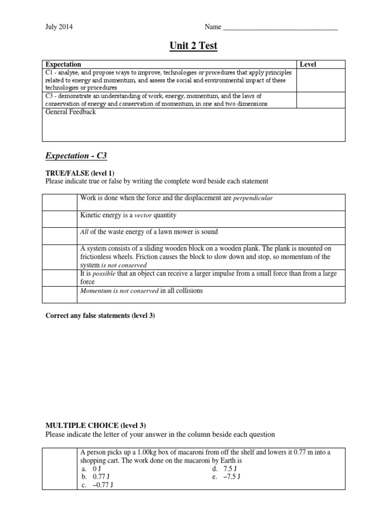 Physics Quiz | PDF | Collision | Force