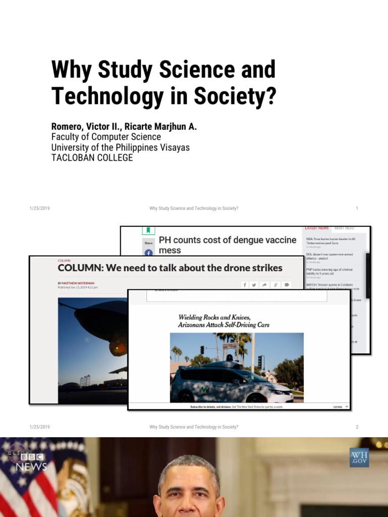 01 - Why Study Science and Technology in Society | PDF | Science | Society