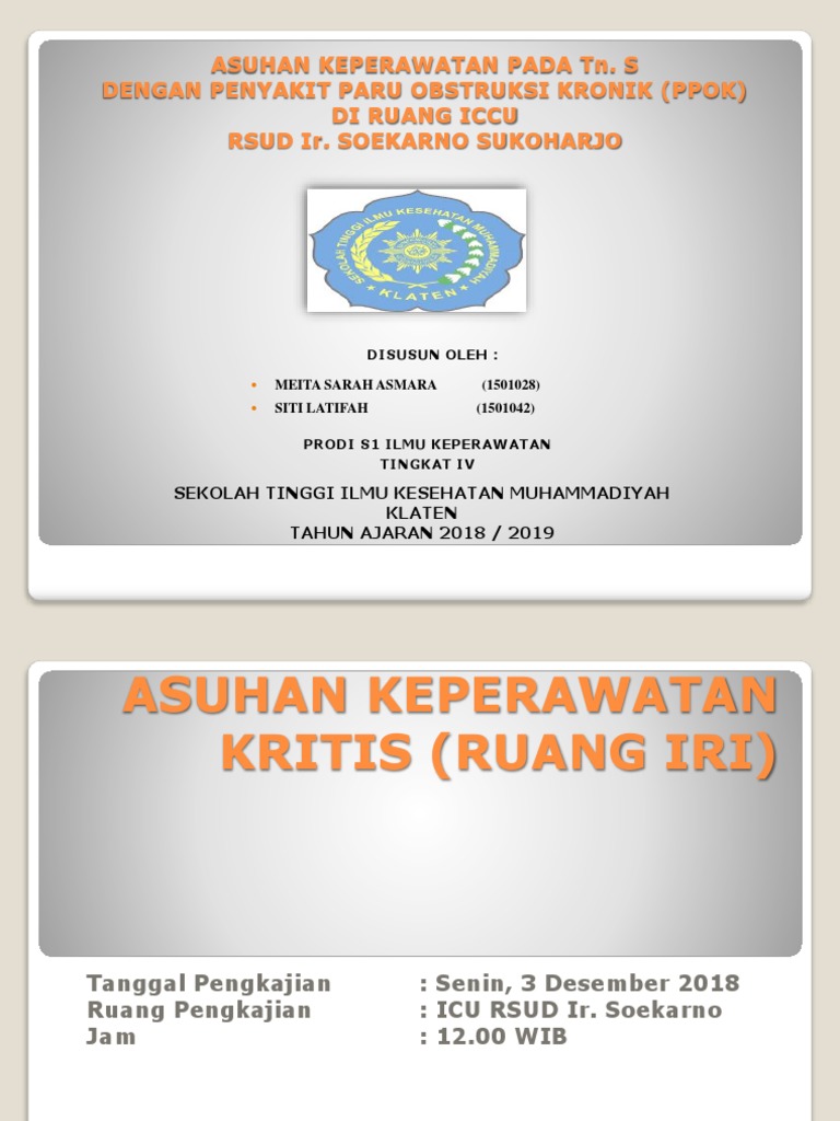 Asuhan Keperawatan Kritis (Ruang Iri) | PDF