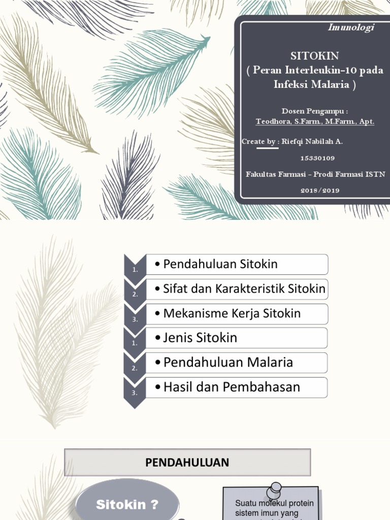 Sitokin (PPT Jurnal) | PDF