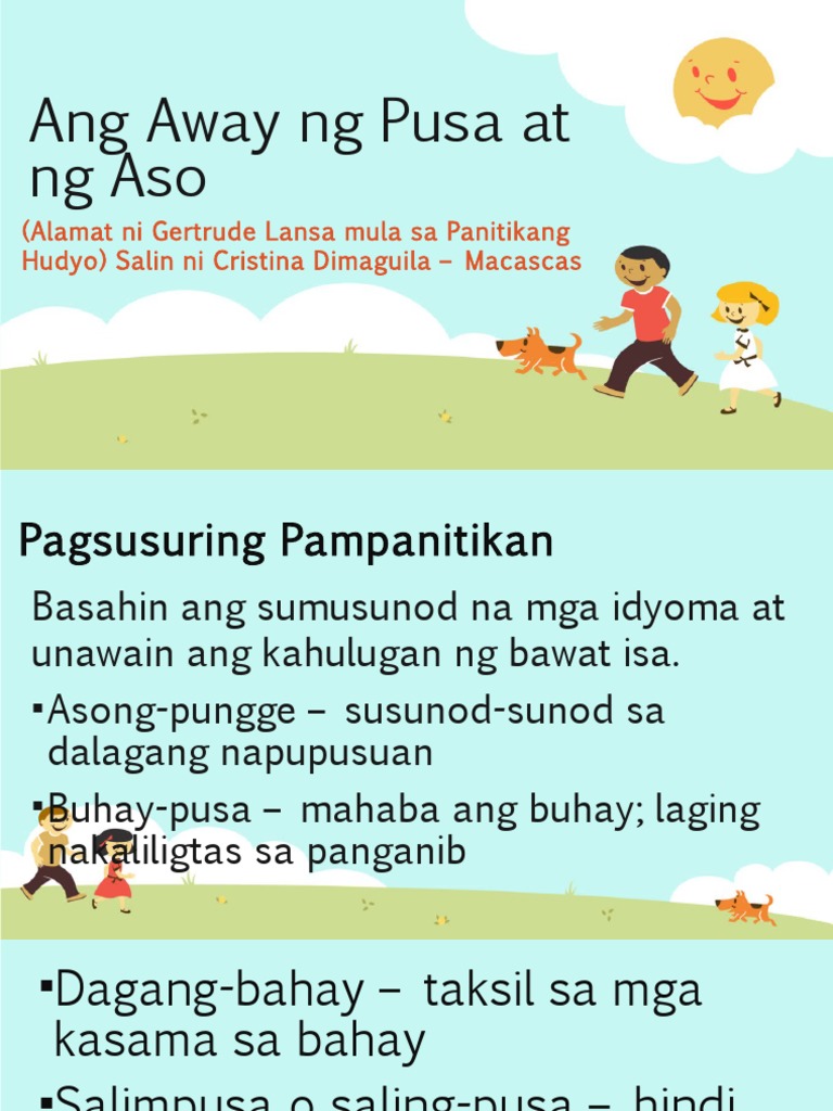 Ang Away Ng Pusa at Ng Aso