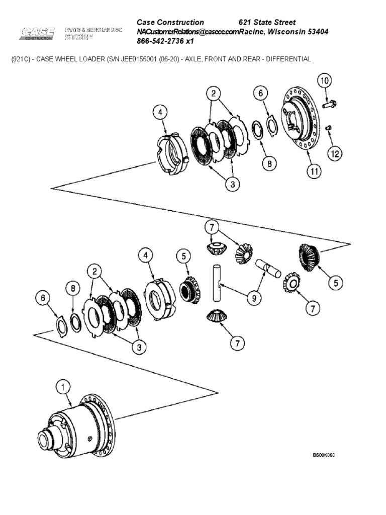 Case Wheel Loader Parts List | PDF | Clutch | Land Vehicles