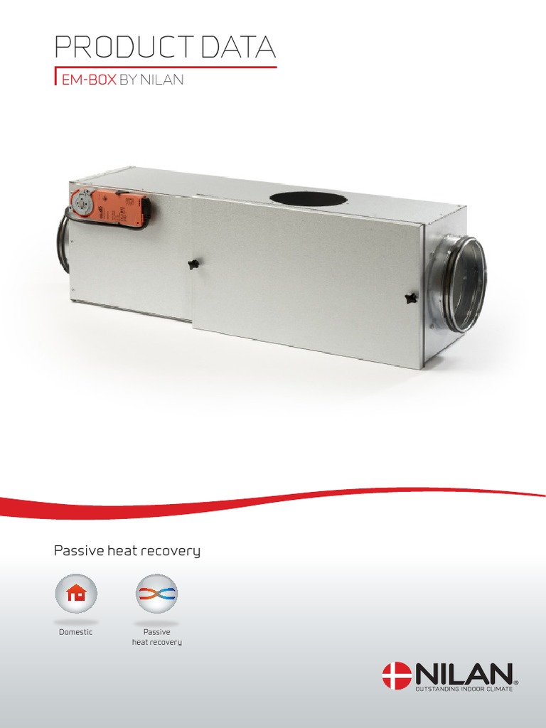 EM Box Product Data | PDF | Ventilation (Architecture) | Hvac