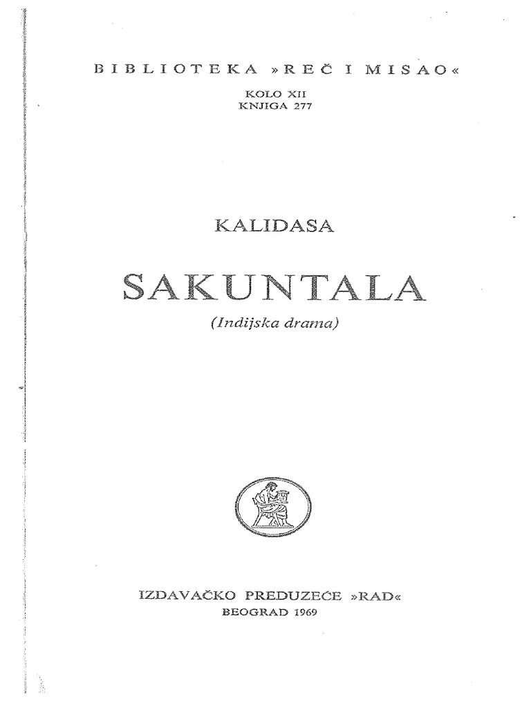 Kalidasa - Sakuntala PDF | PDF