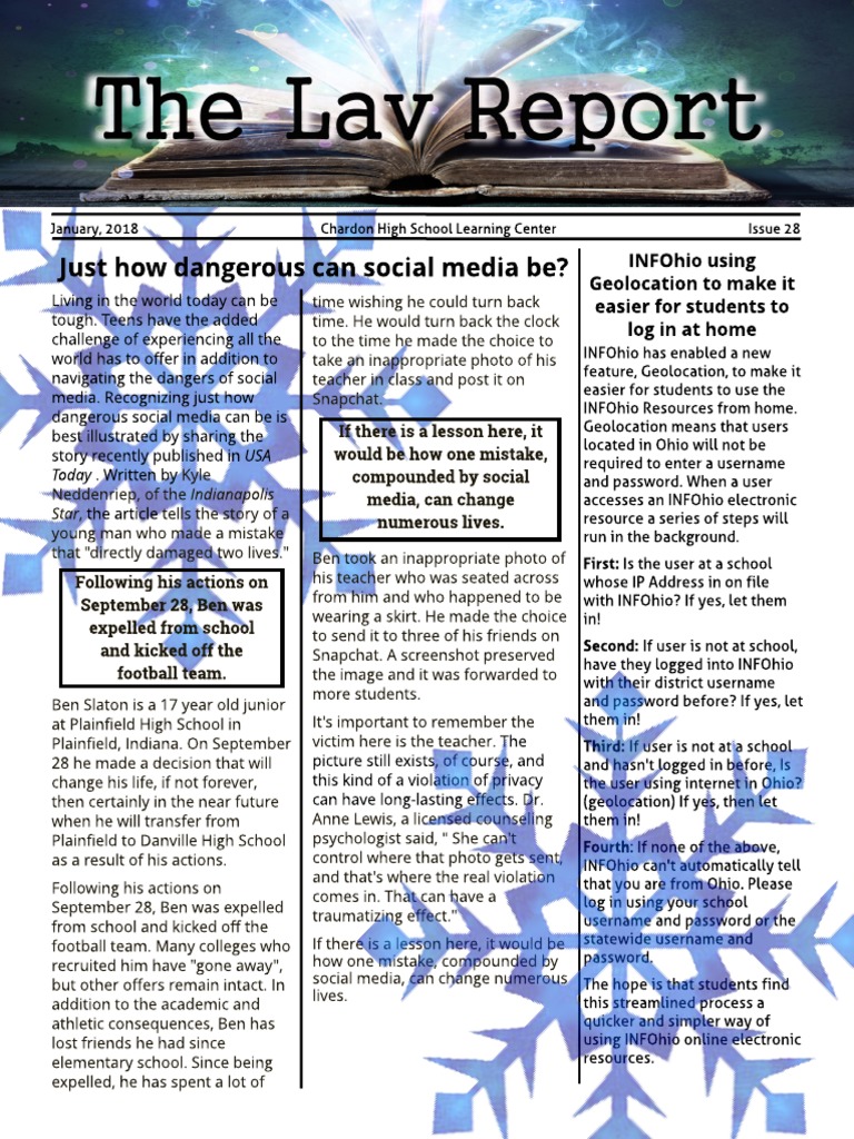 Jan 2018 Lav Report | PDF | Cyberspace | World Wide Web