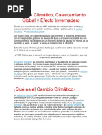 Conclusión: Conclusiones | PDF | Clima | Calentamiento global