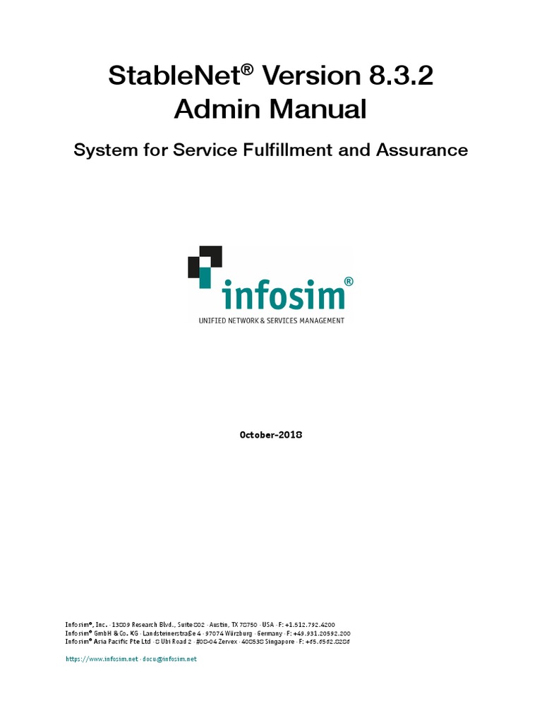 StableNet Administrator Manual | PDF | Server (Computing) | Computer Network