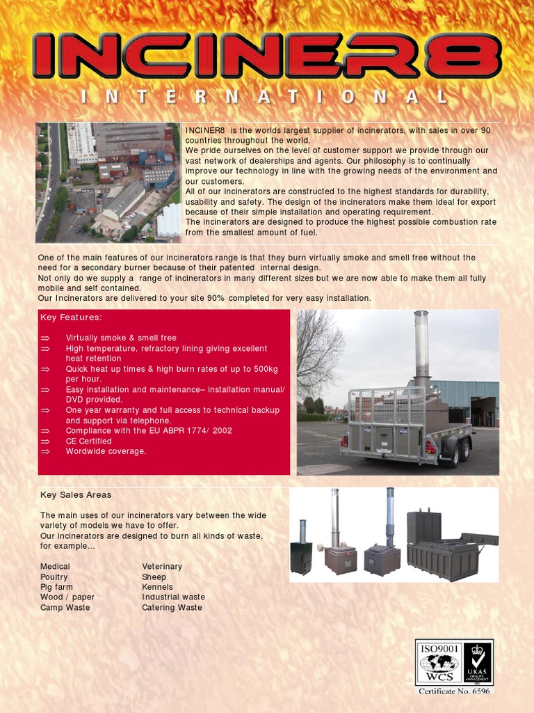 Incenerator-Catalogue2010.pdf | Incineration | Refractory