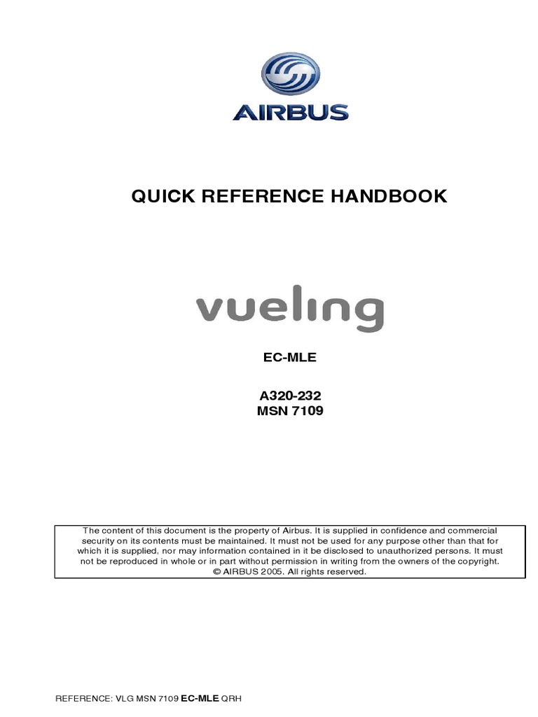 QRH A320 PDF | Download Free PDF | Air Traffic Control | Aviation