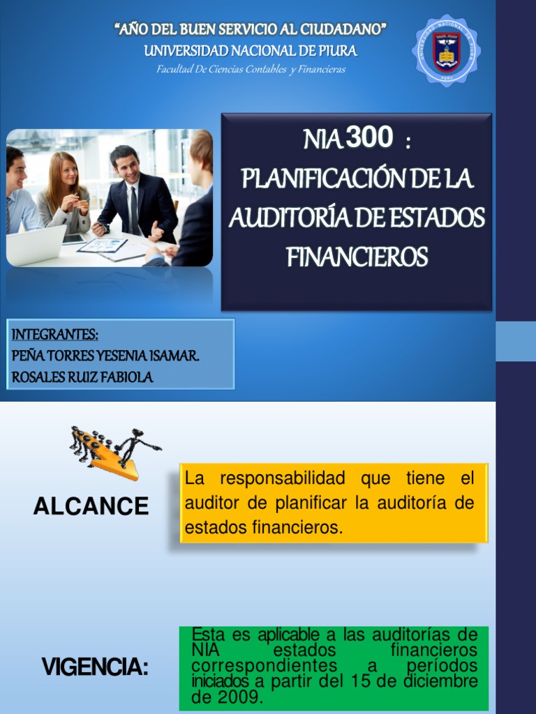 Nia 300 | PDF | Auditoría | Planificación