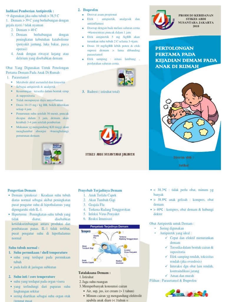 Leaflet Demam | PDF