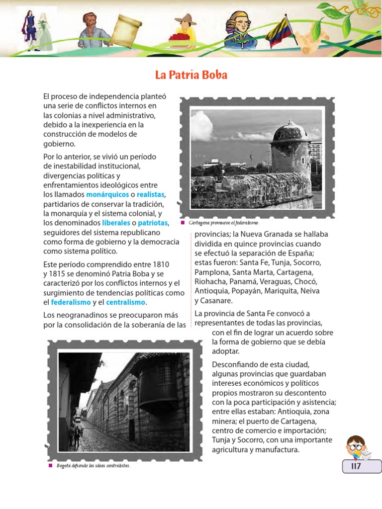 Lectura La Patria Boba | PDF | Formas de gobierno | Gobierno