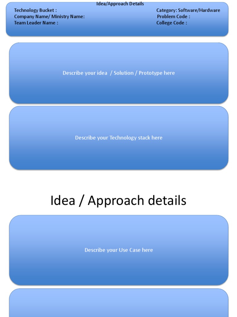 Idea Submission Template20Dec | PDF | Computers