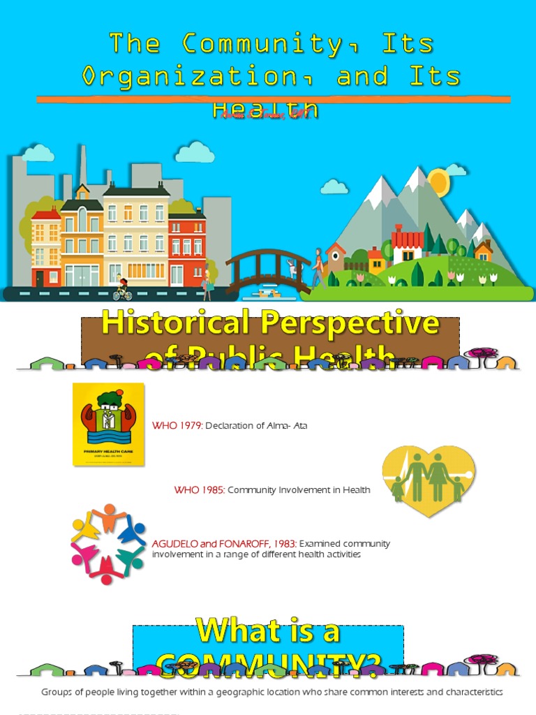 The Community, Its Organization, and Its Health | PDF | Emergence ...