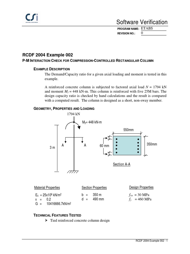 RCDF 2004 Example 002 | PDF | Reinforced Concrete | Civil Engineering