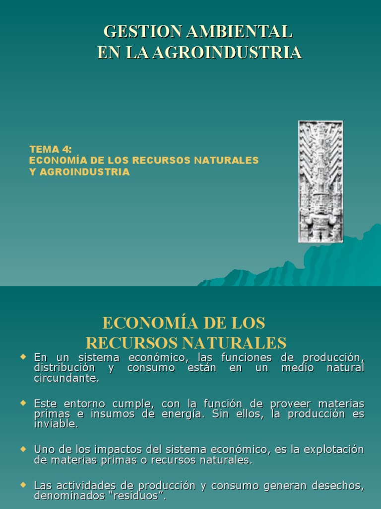 Gestion Ambiental 4 | PDF | Capital (economía) | Residuos