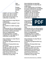 Leah Navarro - Isang Mundo, Isang Awit Lyrics | PDF