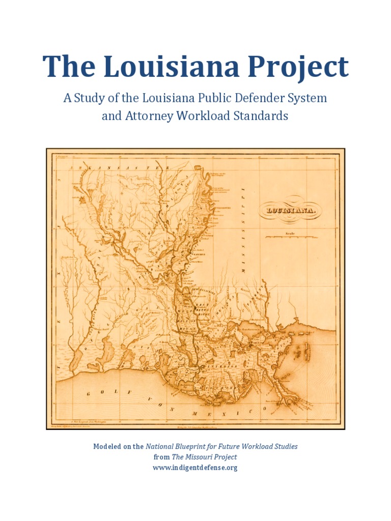 Louisiana Project Report | PDF | Sixth Amendment To The United States ...