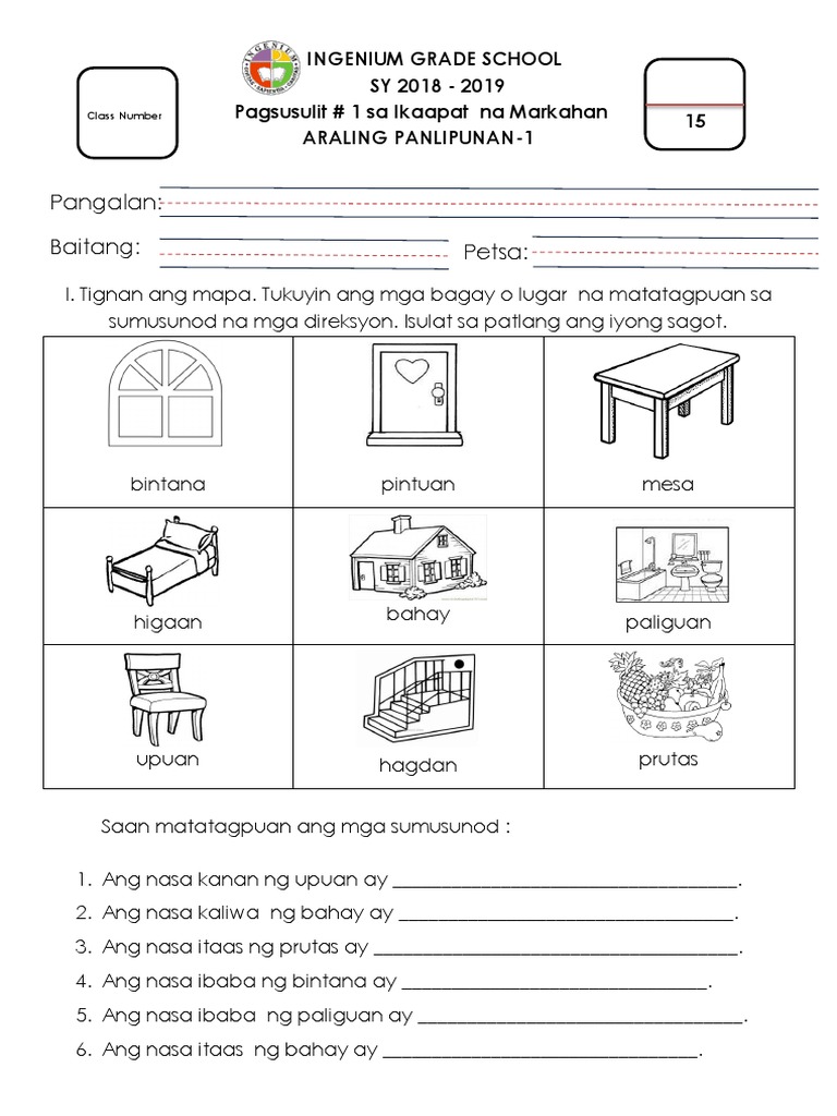 Direksyon (Kanan, Kaliwa, Taas Baba) | PDF
