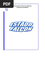 Mapa Del Estado Falcón Con Sus Municipios | PDF