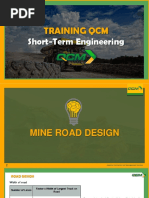Mining Road Design and Construction Guide | PDF | Road | Traffic