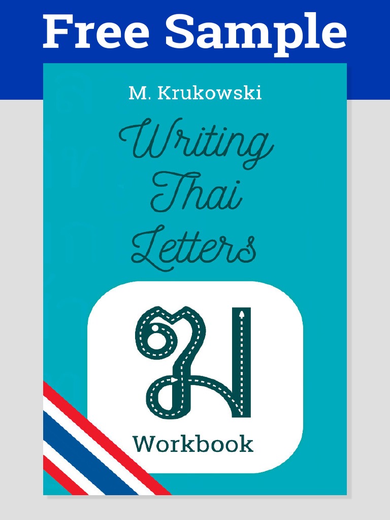 Writing Thai Letters: Thai Alphabet Workbook FREE SAMPLE | PDF ...