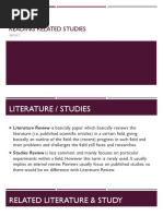 Overview of "FOREIGN RELATED Literature & Local Related Literature ...