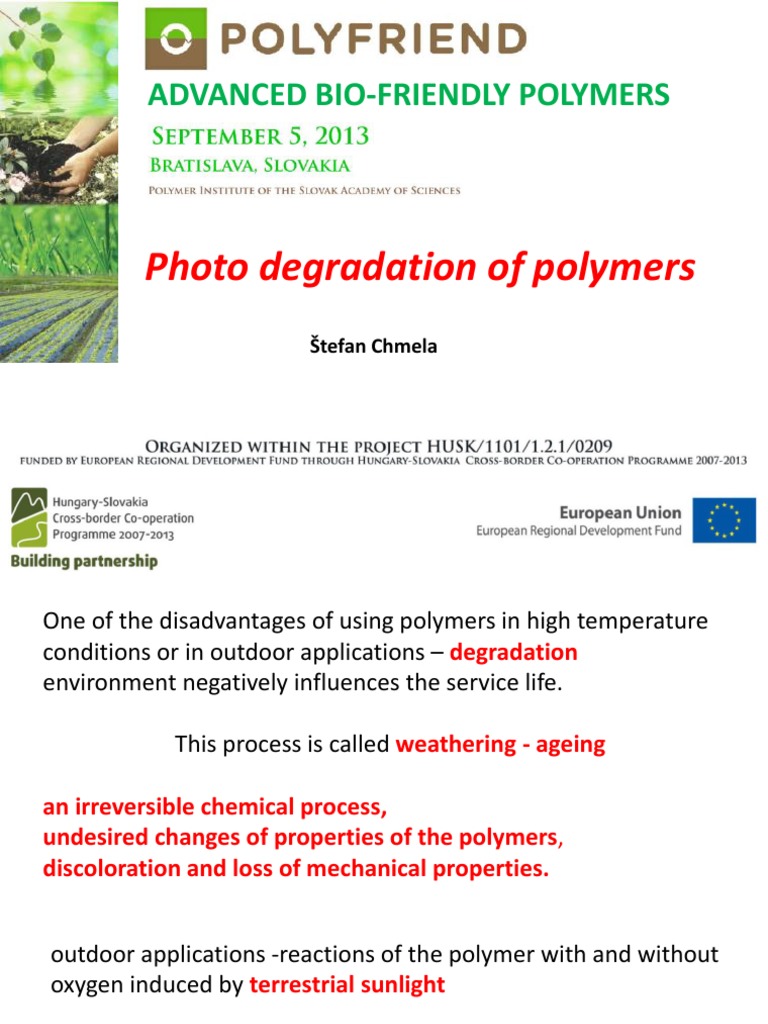 Course 4 Photodegradation | PDF | Ultraviolet | Chemistry