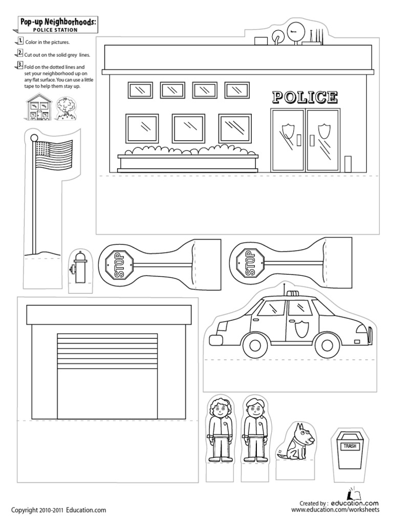 Pop Up Neighborhoods Police Station | PDF