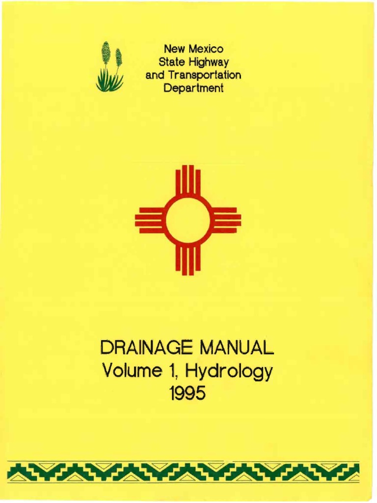 NM Hydrology Manual | PDF | Drainage Basin | Flood
