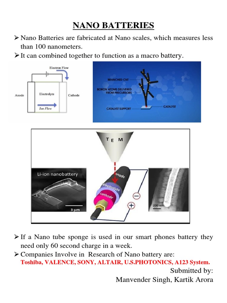 Nano Batteries | PDF