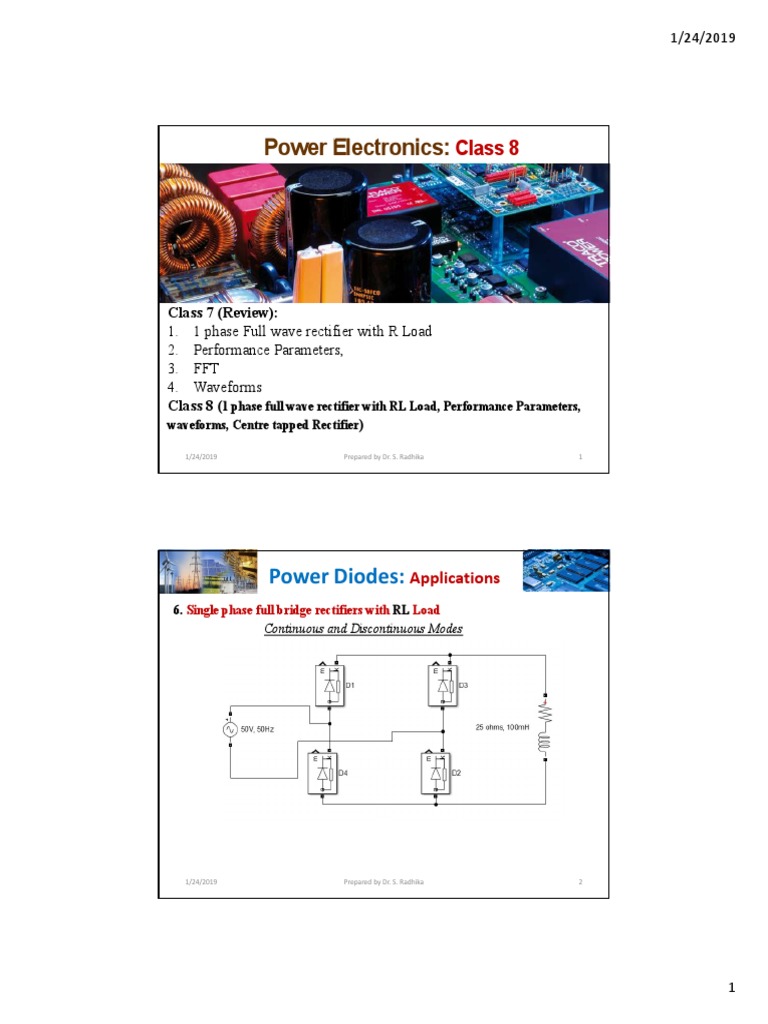 Power Electronics | PDF | Rectifier | Power Electronics
