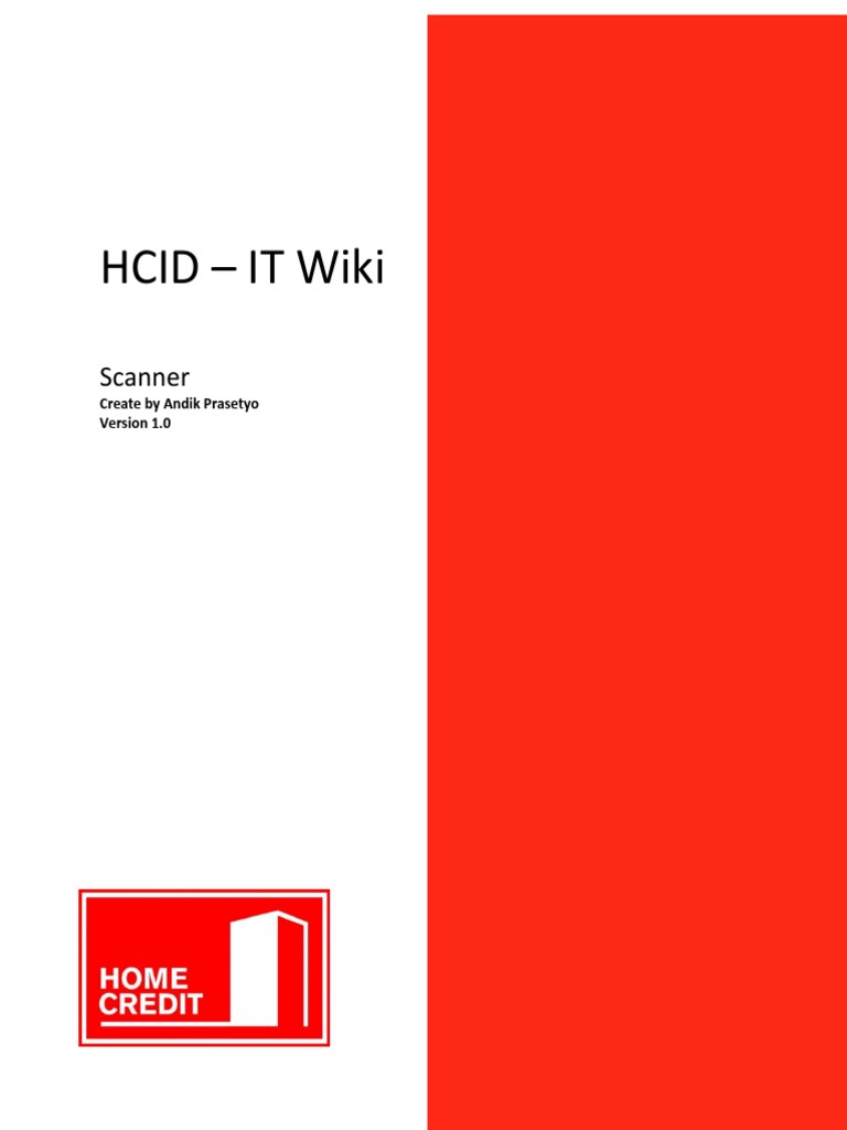 HCID IT Wiki Scanner Guide | PDF | Art | Computers