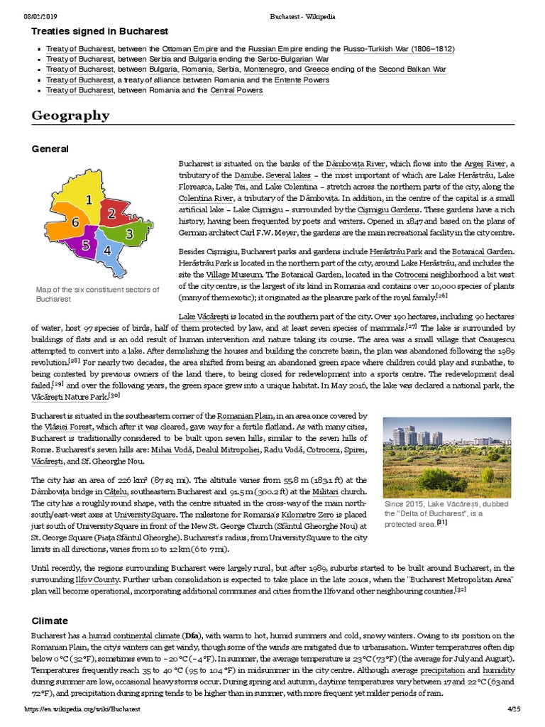 Bucharest (Dragged) 3 | PDF | Geography | Physical Geography