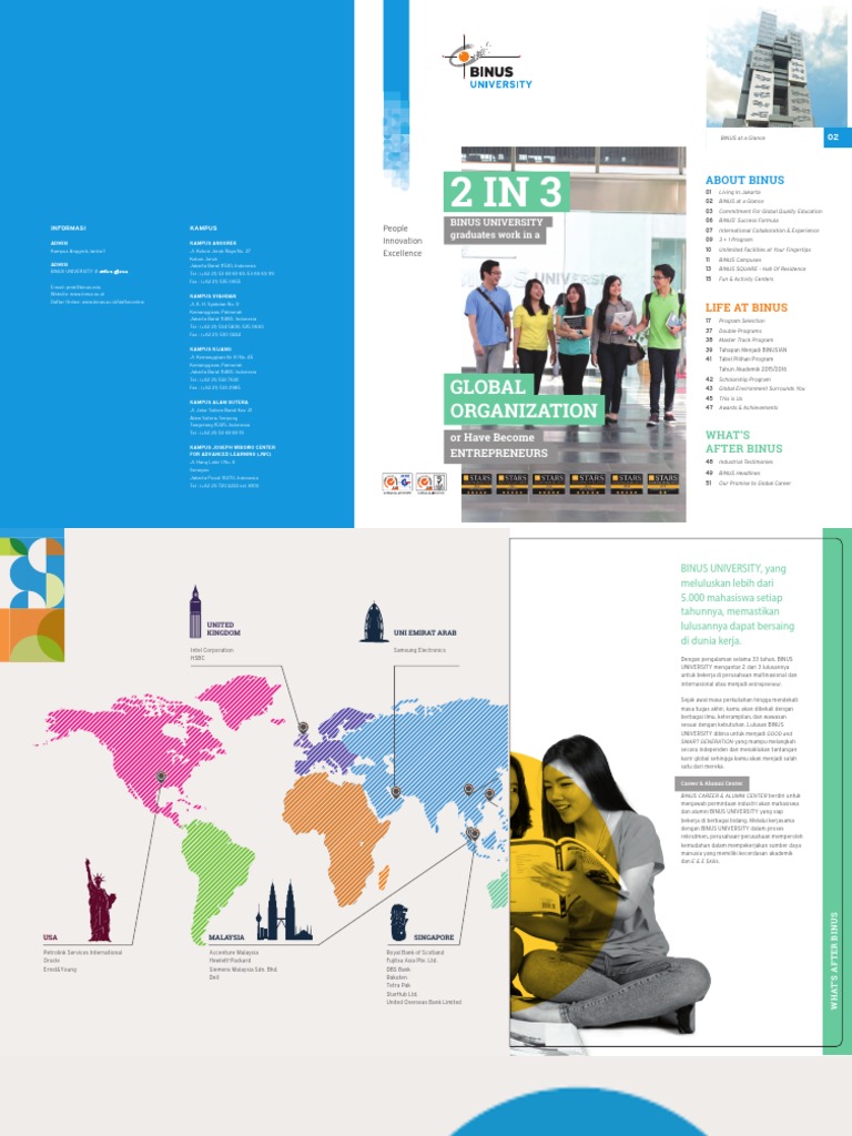 FA Brochure Binus University 2015 | PDF