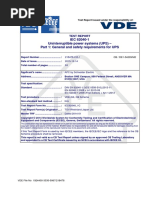 Test Report For SSEG | PDF | Direct Current | Voltage