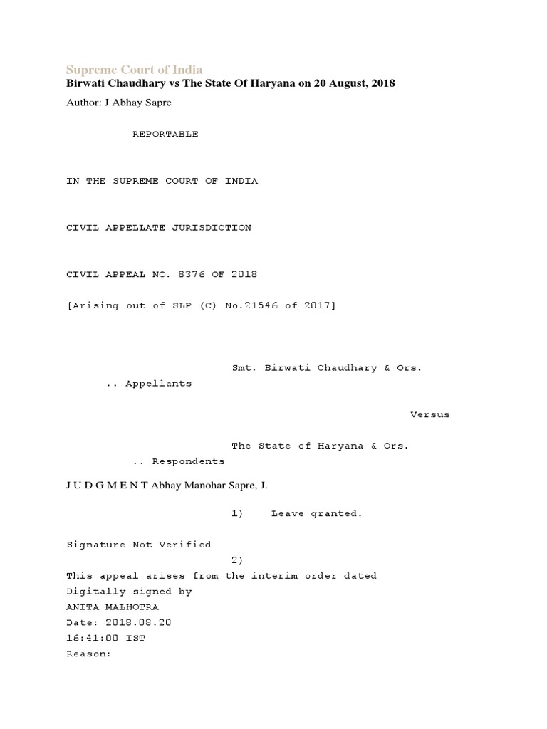 Supreme Court of India | PDF | Supreme Courts | Writ