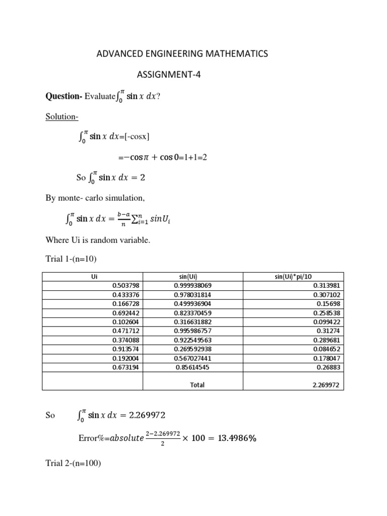 Advanced Engineering Mathematics | PDF | Statistical Theory ...