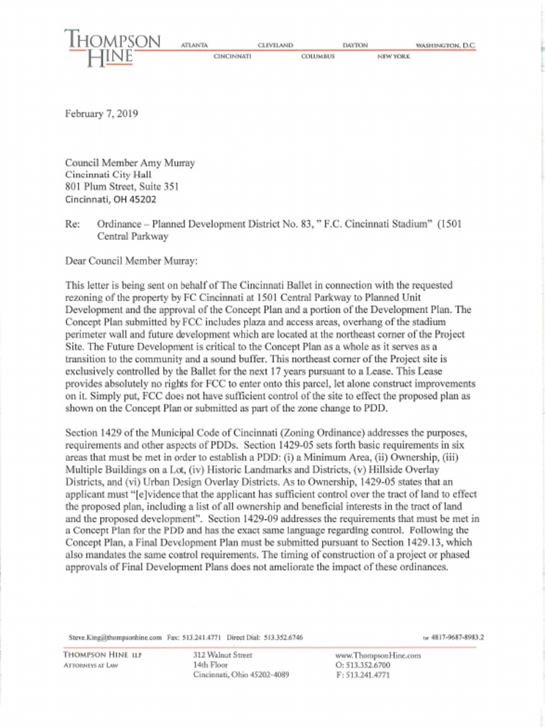 Council Member Murray Letter | PDF