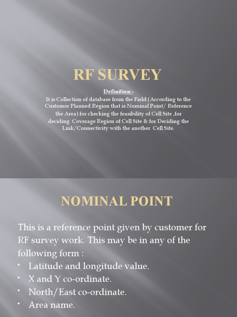 RF Survey | PDF | Antenna (Radio) | Microwave