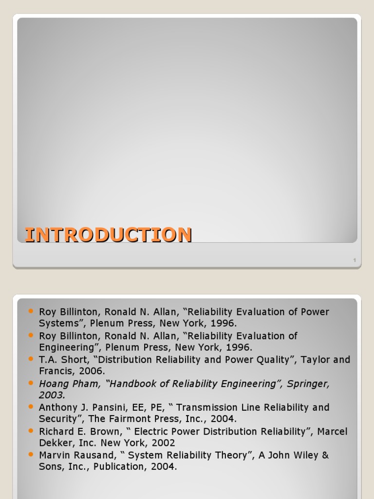 Introduction | PDF | Reliability Engineering | Probability Distribution