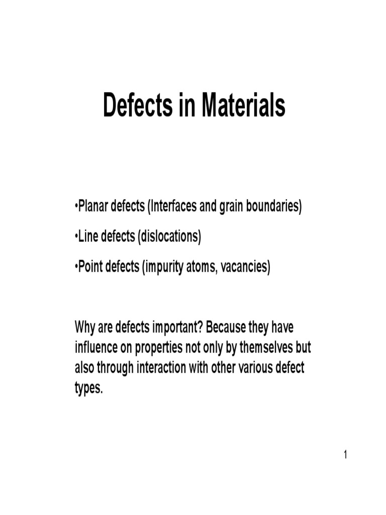 Defects | PDF | Dislocation | Doping (Semiconductor)